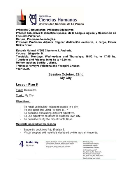 Lesson plan Ximena Delgado B | PDF