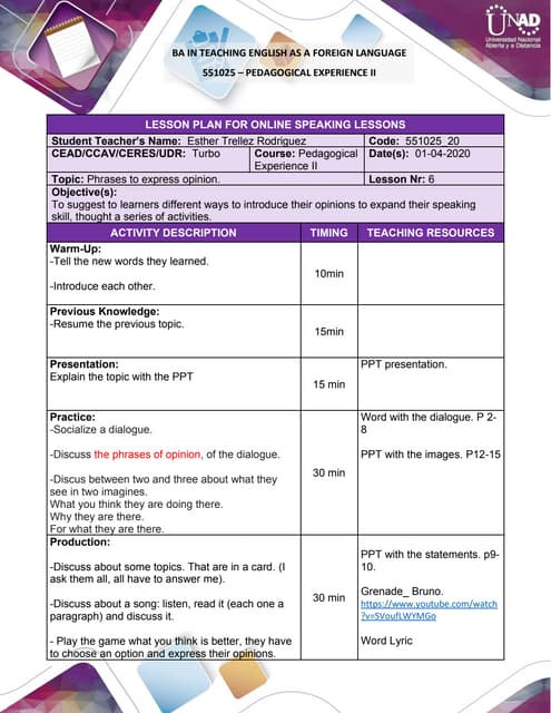 Lesson plan_Relative clauses. | PDF