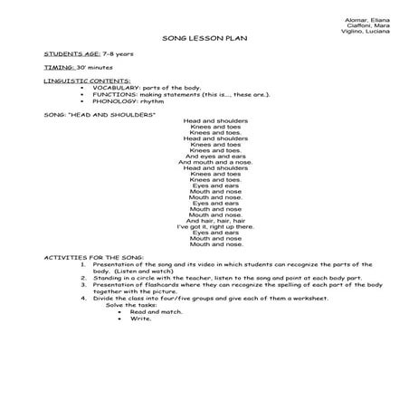 Vapa lesson plan | PDF