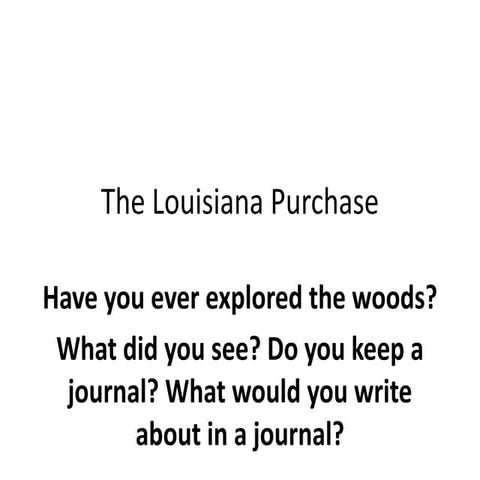 Louisiana purchase | PPT