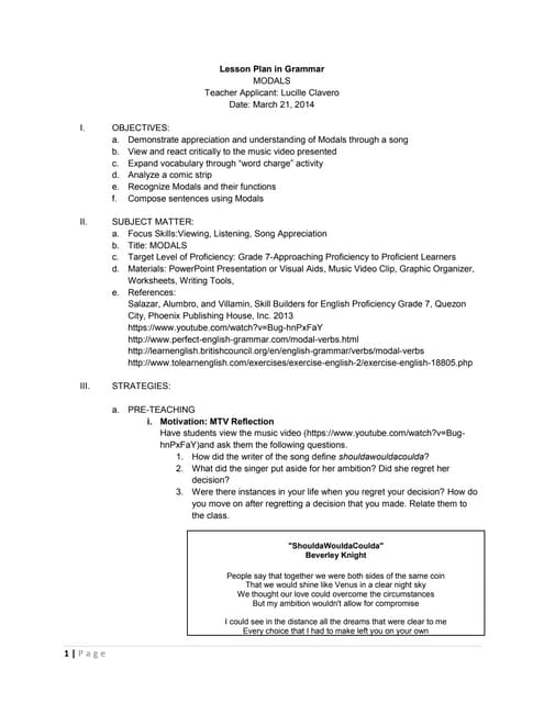 Panel discussion lesson plan | PDF