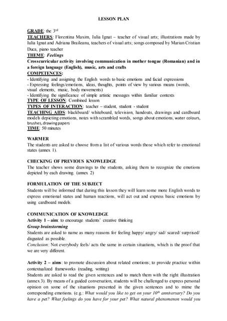 Lesson plan bigbook | PPT