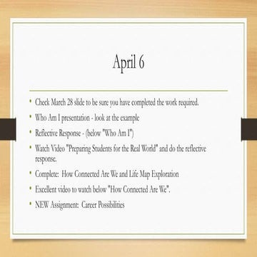 Lesson plan April 5 | PPT