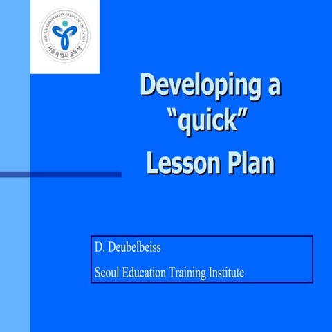 Lesson Plan Bingo | PPT