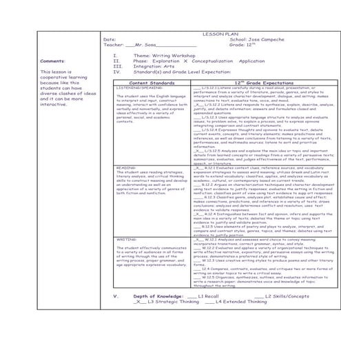 Lesson plan february 29 | PDF