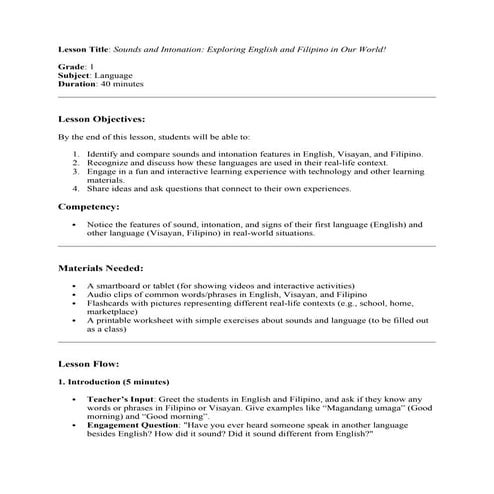 Lesson Plan for self evaluation. you need to knowdocx | DOCX