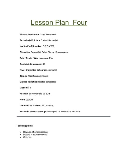 Rodrigues - TPD - Tercer Período - Planificación 6 | PDF