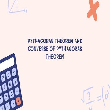 Pythagoras theorem | PPT