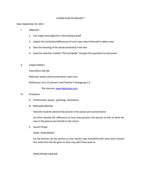 Lesson Plan on Identifying Author's Purpose | DOCX