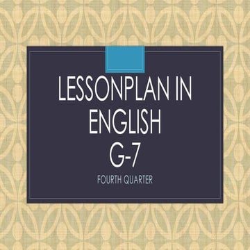 LESSONPLAN IN ENGLISH fourth quarter ppt..pptx