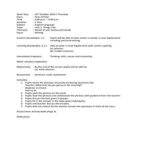 Detailed lesson plan in Science III Basic Types of Clouds