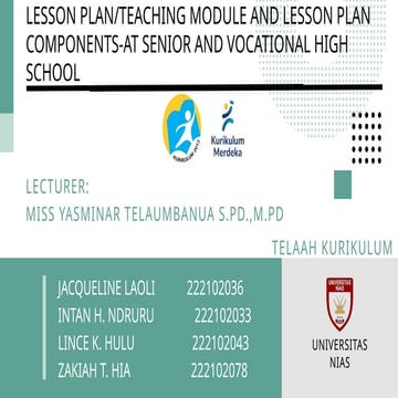 LESSON PLAN/Teaching MODULE & MODULE.pptx