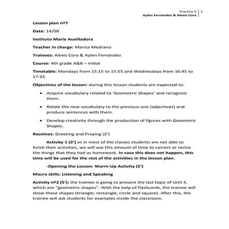 Lesson plan blog | PPTX