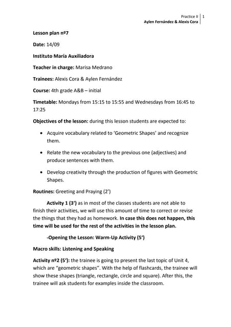 Lesson plan blog | PPT