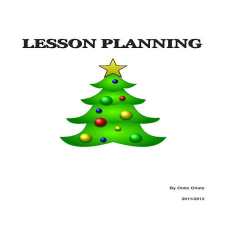 Lesson planning christmas | PDF