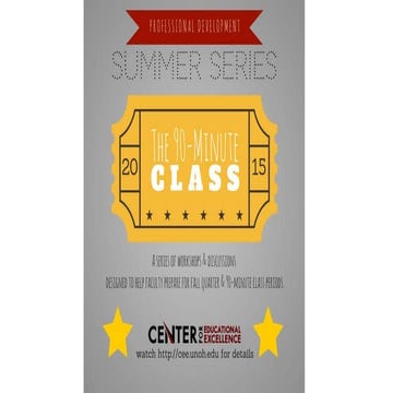 Lesson Planning for the 90-Minute Class | PPT