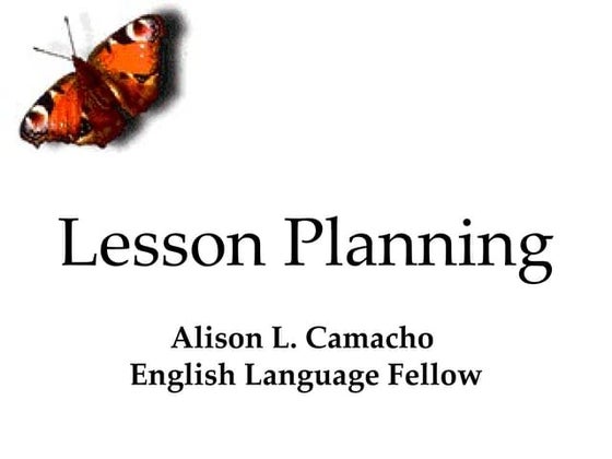 Cognition Lesson Plan | PPT | Education