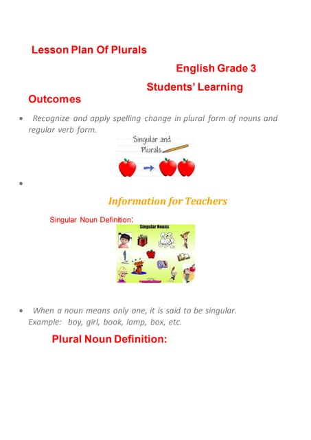 Detailed Lesson Plan In English 2 Verbs