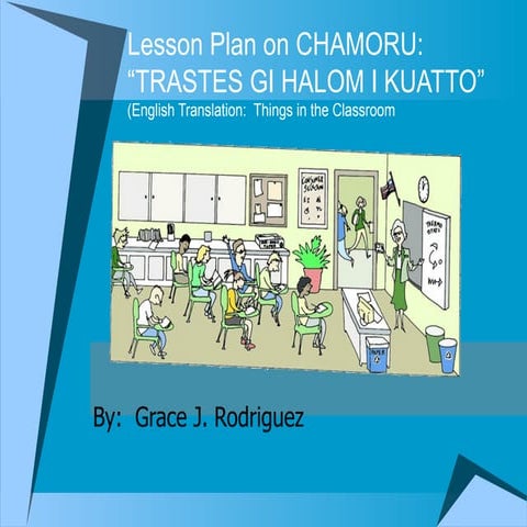 Lesson Plan On Chamoru | PPT