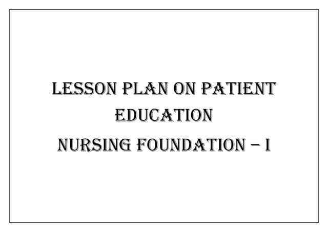Patient and Family Education | PPTX