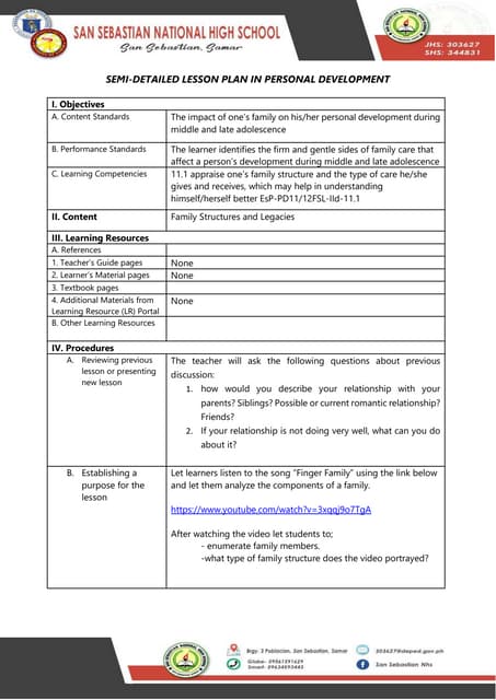 PERSONAL DEVELOPMENT FAMILY STRUCTURE AND LEGACIES 2.0.pptx