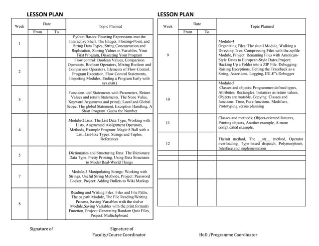 Lesson Plan Pythondocx