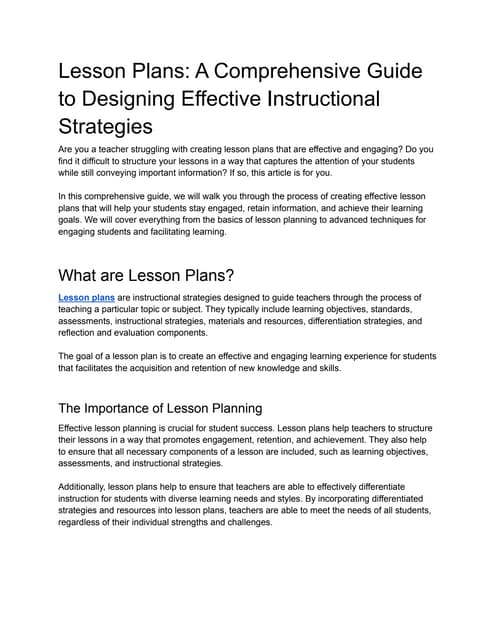 daily log lesson plan and detailed lesson plan | PPTX | Special ...
