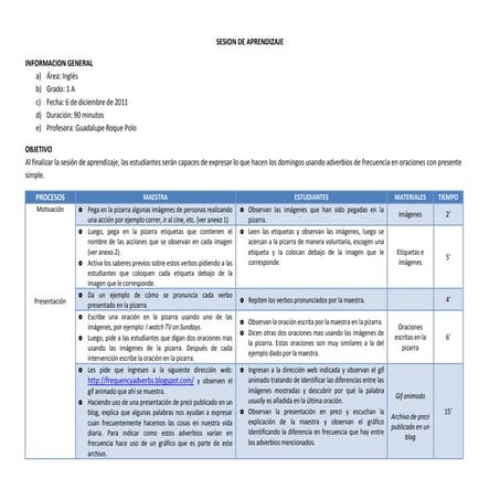 Lesson plan (1) | DOC