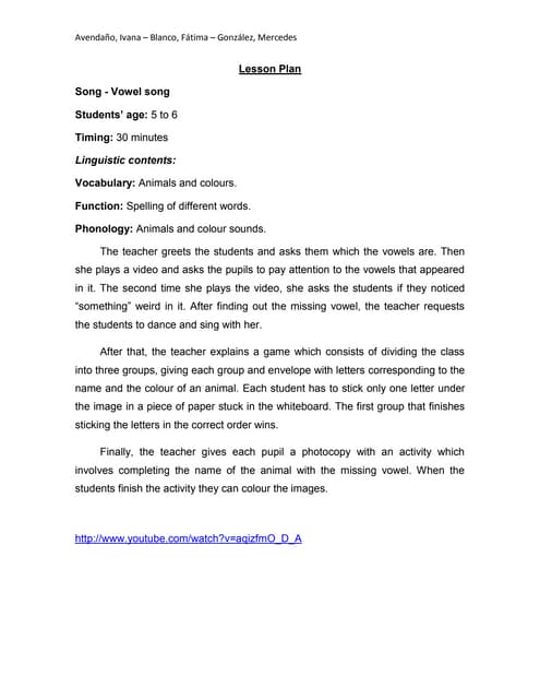 Lesson plan (7) | PDF