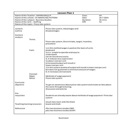 Lesson plan word (1) | DOCX