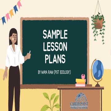 How to Create effective lesson plans to enhance teaching and learning | PPT