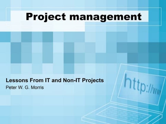 Ict project management | PPTX