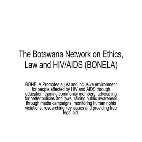 Lessons In Advocacy And Lobby Bonela | PPT