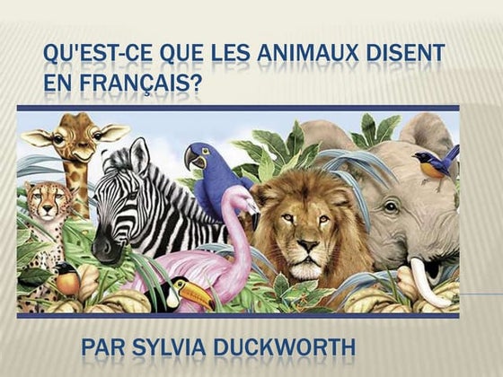 les animaux | DOC