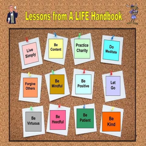 Lessons from a LIFE Handbook | PPT