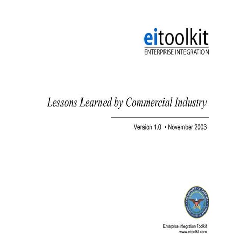 Lessons learned comm_industry | PPT