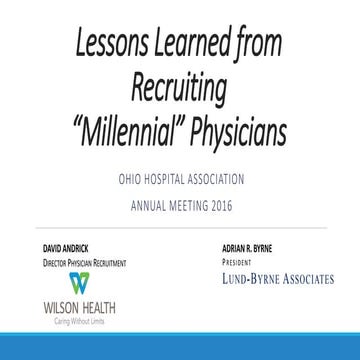 Connecting Physician Recruitment, Retention, and Revenue | PDF