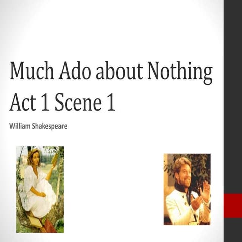 Lesson slides act 1 scene1 | PPTX | Drama | Genres