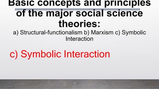Symbolic Interactionism | PPTX