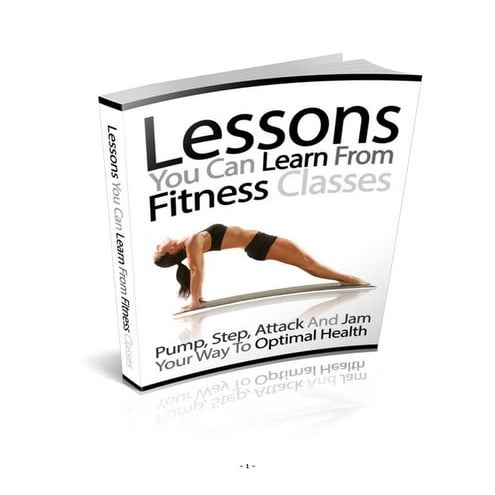 Lessons you can learn from fitness classes | PDF