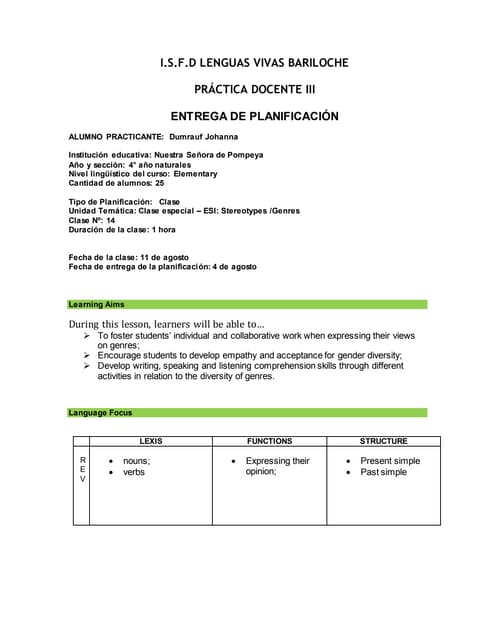 Life skills lesson plan intermediate phas gr6 | DOCX | Primary ...