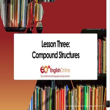 Lesson three compound sentences | PDF