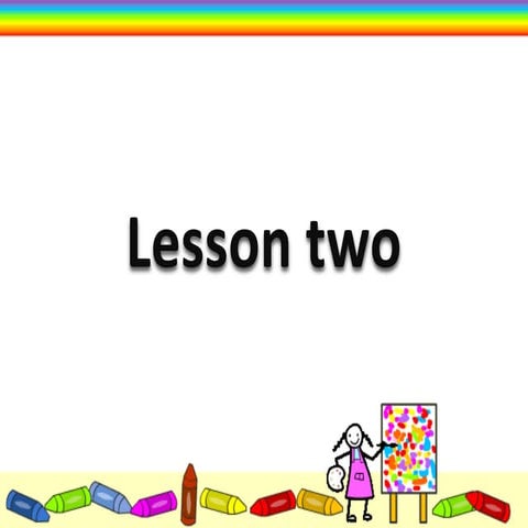 Lesson two | PPTX