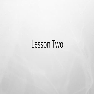 Lesson Two of Creative Writing. You will learn a lot from this | PPTX