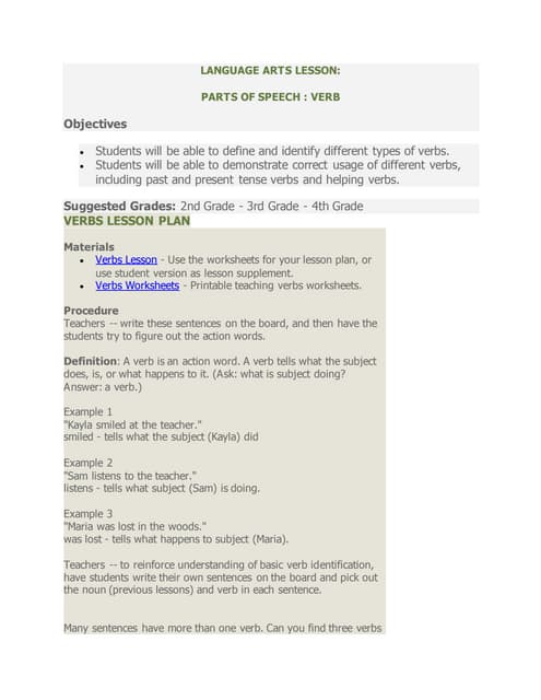 Teaching Grammar: verbals | PPTX | Homework and Study | Education