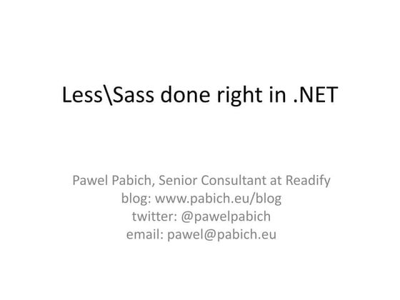 Let´s Svelte and why we love it... | PDF