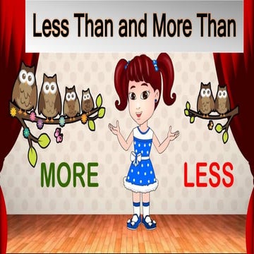 Less Than and More Than | PPTX