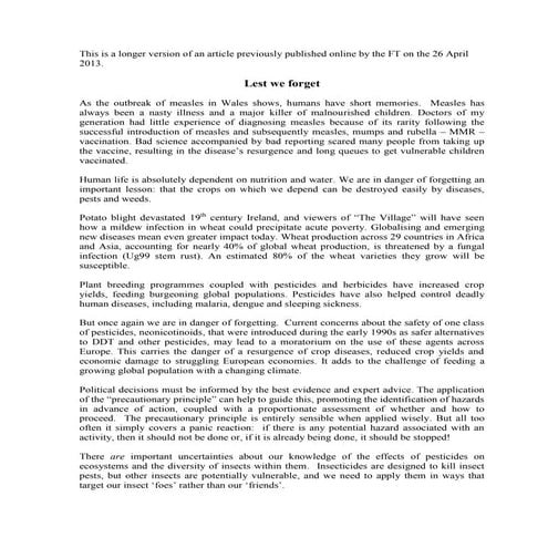 Lest we forget | PDF