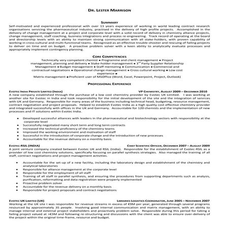Lester Marrison CV | DOCX