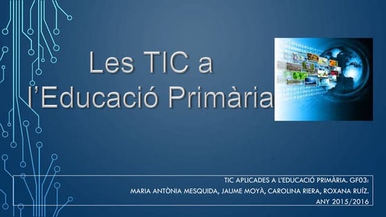 Les tic a l´educació | PPT